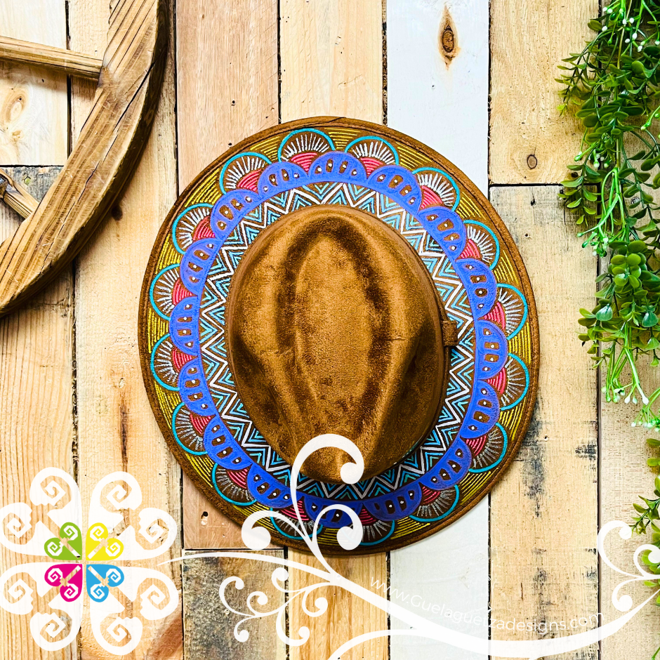 Wavy - Hand Painted Fall Hat – Guelaguetza Designs