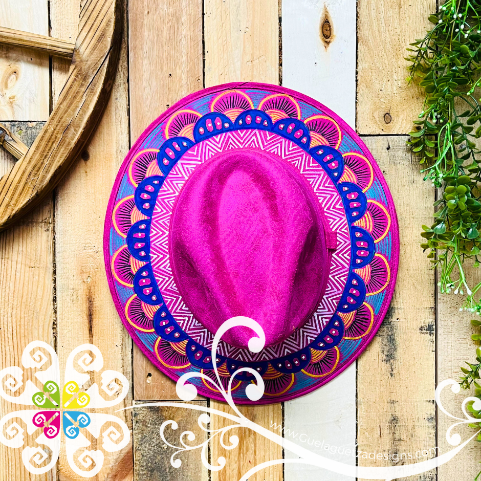 Wavy - Hand Painted Fall Hat – Guelaguetza Designs