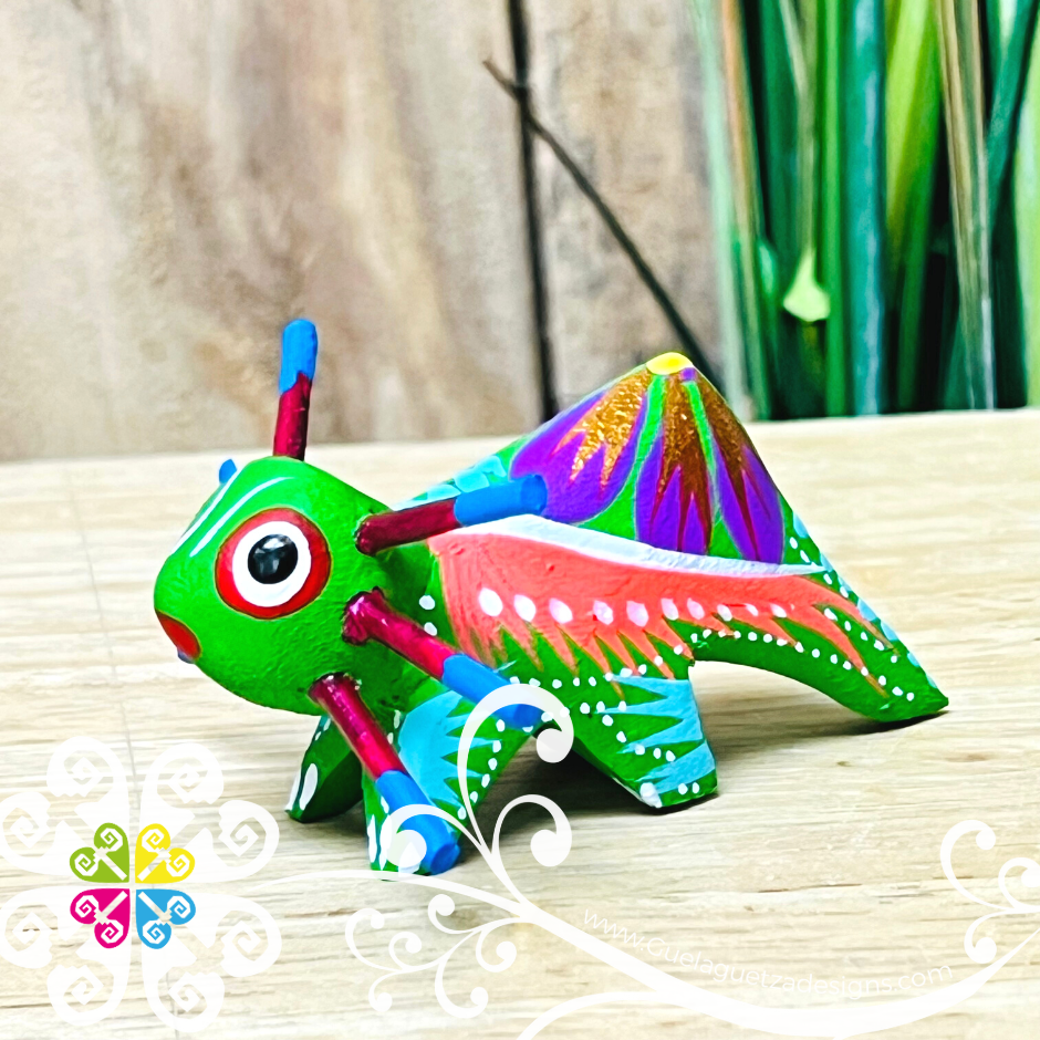 Mini Horned Lizard Alebrije Handcarve Wood Decoration Figure ...