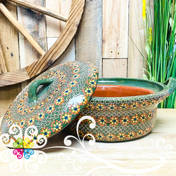 Large Capula Clay Fino Cazuela Arrozera - Capula Fino Clay Cazuela ...