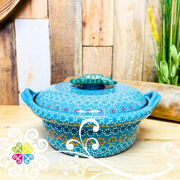 Small Capula Clay Fino Flor Cazuelita - Capula Fino Clay Cazuela ...