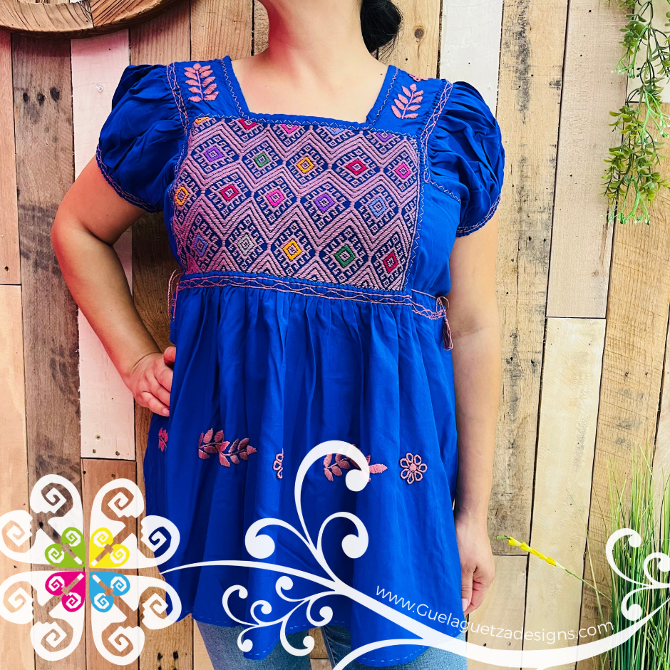 Blusa Chiapas - Short Sleeve Top – Guelaguetza Designs