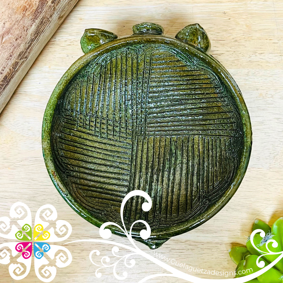 Large Molcajete Puerquito - Barro Vidriado Oaxaca – Guelaguetza Designs