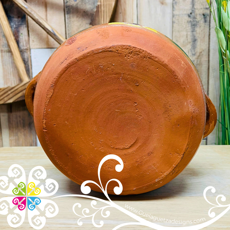 Small Flor Cazuela Barro con Tapa – Guelaguetza Designs