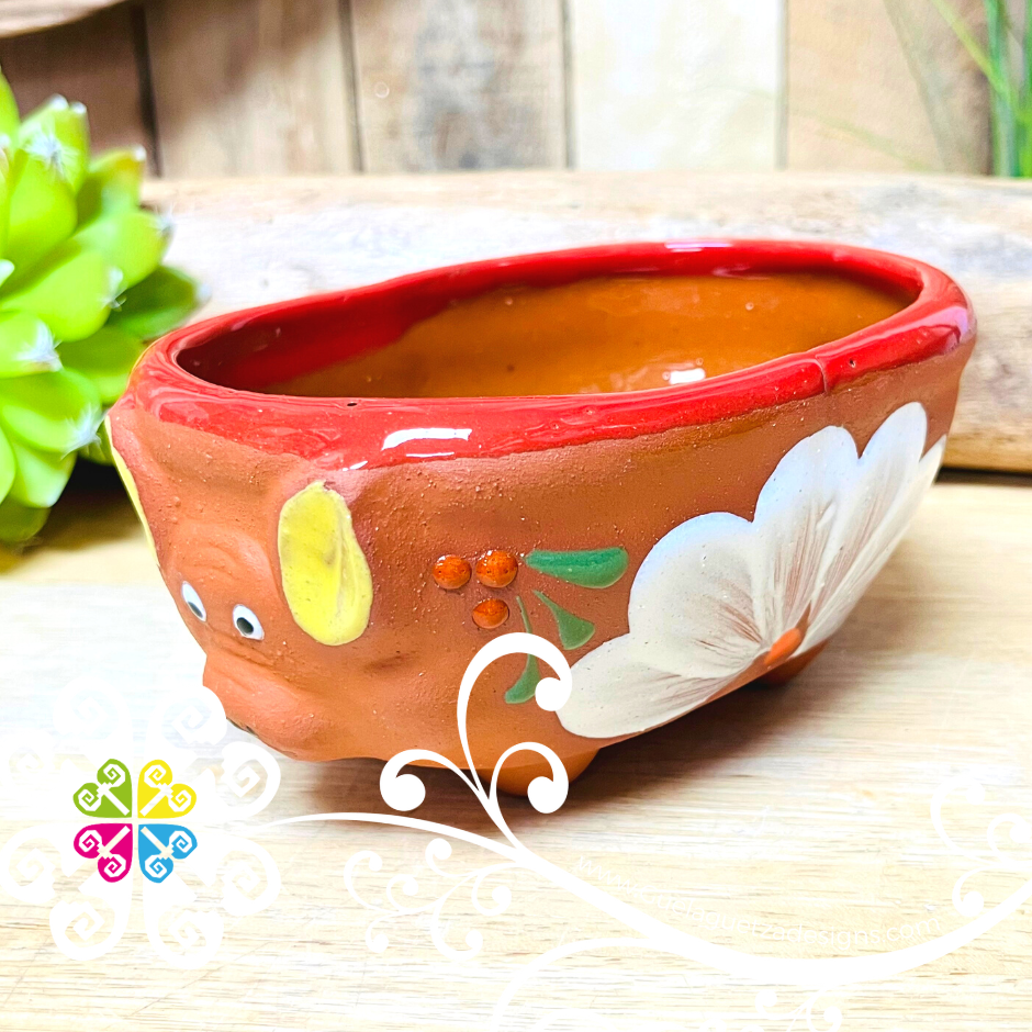 Salcero Puerquito - Salsa Clay Bowl – Guelaguetza Designs