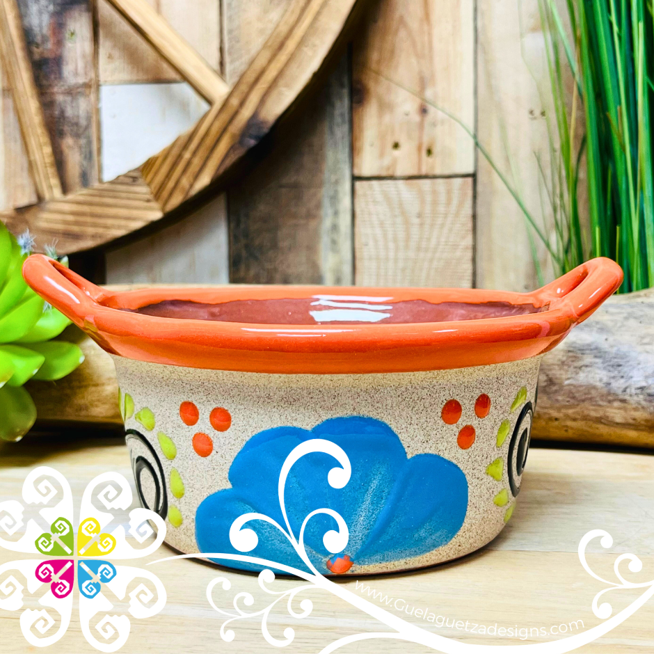 Single Engobe Cazo - Clay Bowl – Guelaguetza Designs