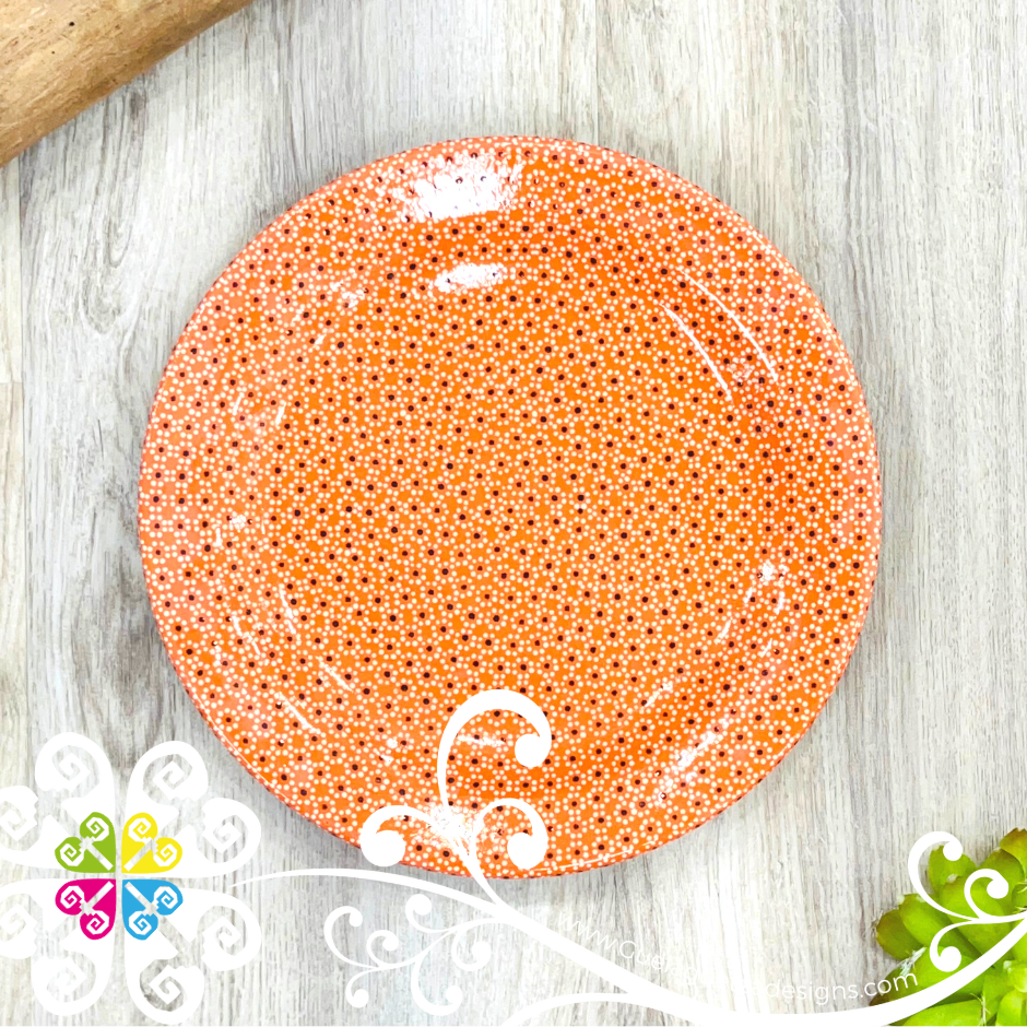 Medium Capula Clay Fino Plate - Artisan Kitchen – Guelaguetza Designs