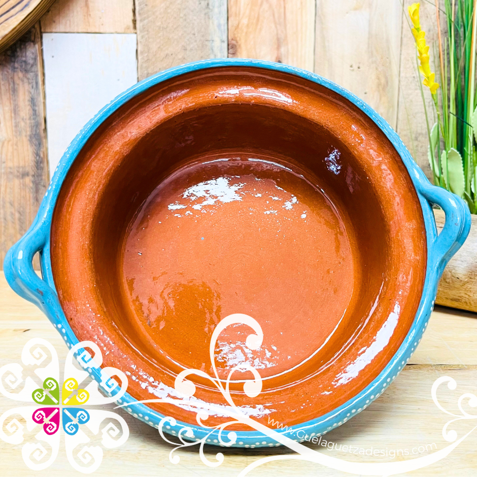 Small Capula Clay Fino Flor Cazuelita - Capula Fino Clay Cazuela ...