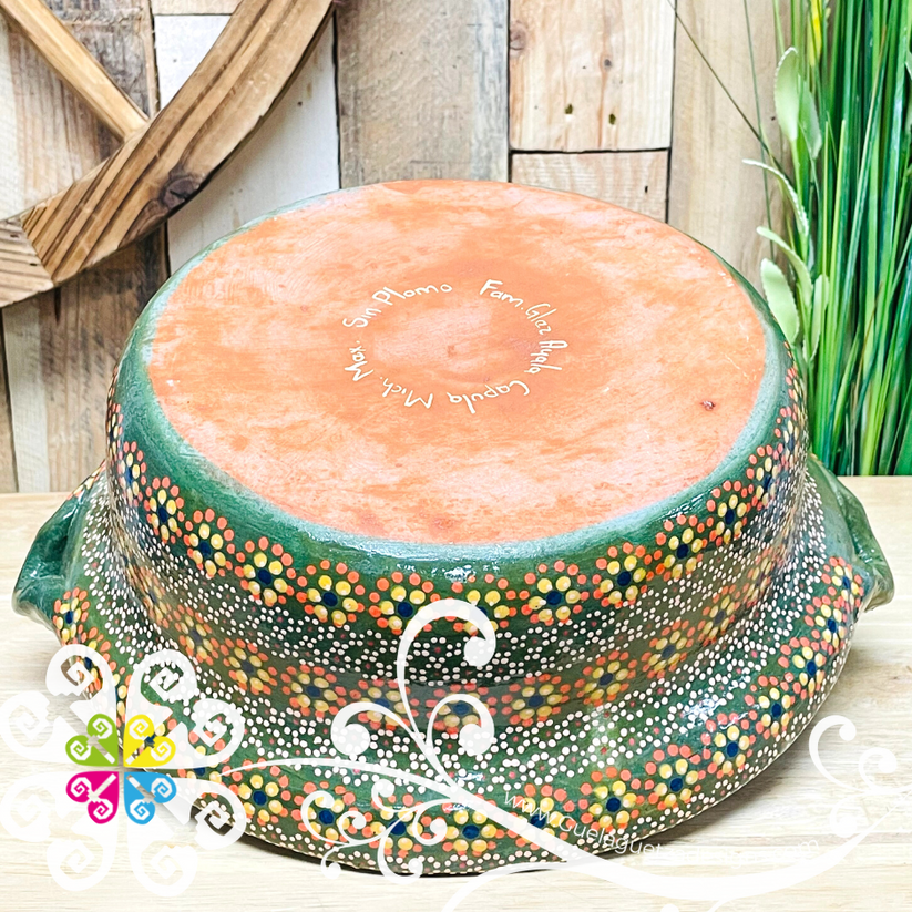 Large Capula Clay Fino Cazuela Arrozera - Capula Fino Clay Cazuela ...