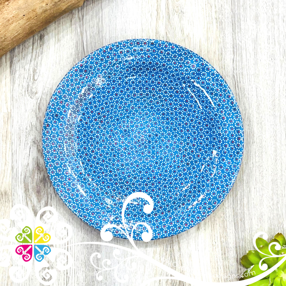 Round Tray Capula Clay Fino Plate - Artisan Kitchen – Guelaguetza Designs