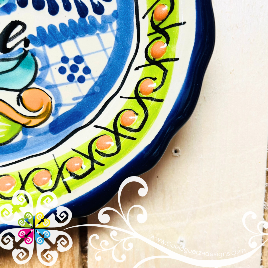 Small Welcome Talavera House Signs - Wall Decor – Guelaguetza Designs
