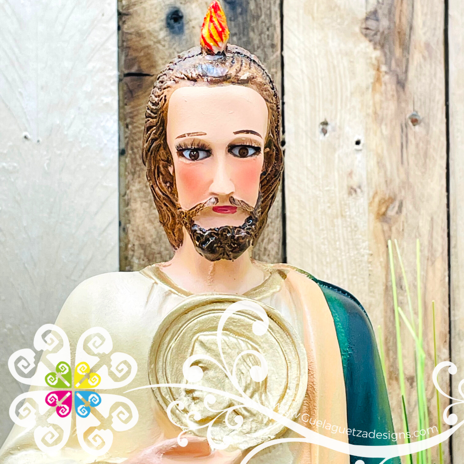 Large San Judas Tadeo Statue – Guelaguetza Designs