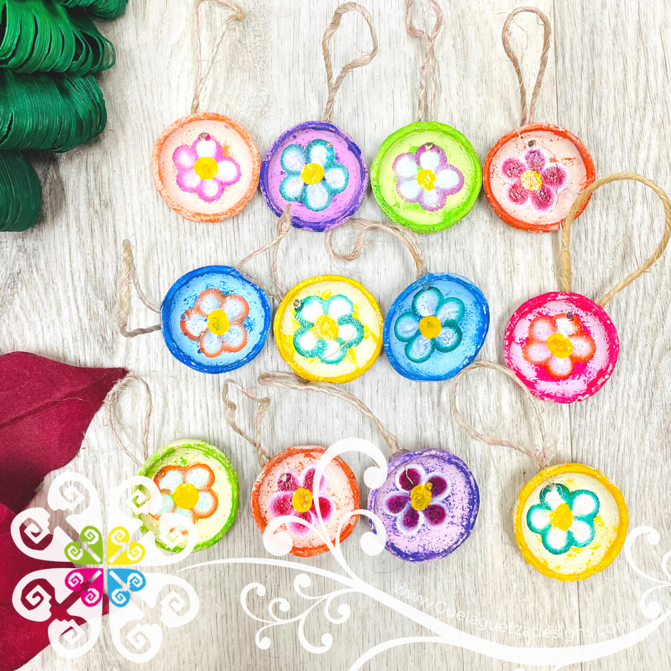 Little Plate Ornament - 12 pcs Set – Guelaguetza Designs